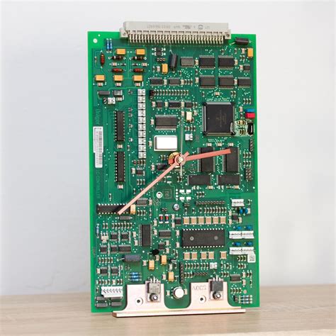 Desk Clock Recycled Circuit Board Clock Computer Geek T Shelf Clock Etsy