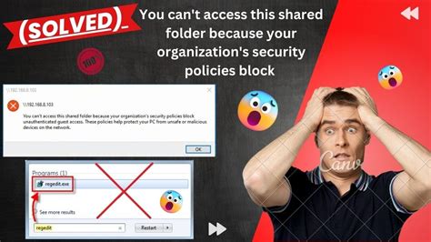 You Cant Access This Shared Folder Because Your Organizations