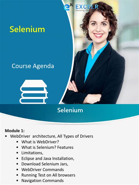 Excelr Selenium Course Agenda With Value Added Courses Pdf Selenium Software Software