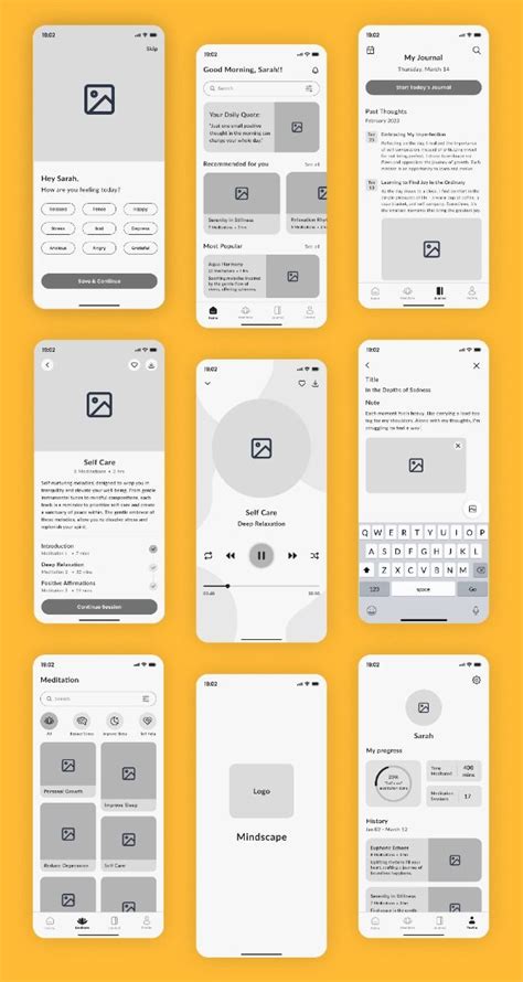 App Wireframe Artofit
