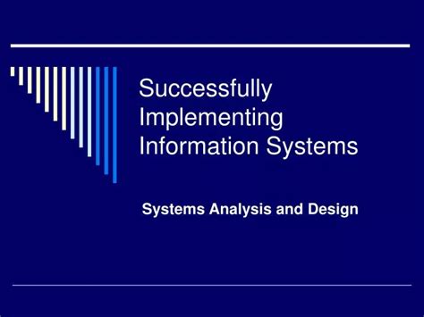 ppt successfully implementing information systems powerpoint