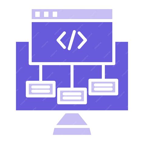 Premium Vector Code Framework Vector Illustration