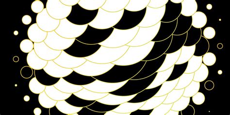 Dark Green Yellow Vector Pattern With Circles 1956802 Vector Art At Vecteezy