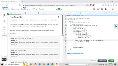 gfgchallenge coding programming geeksforgeeks tech learning