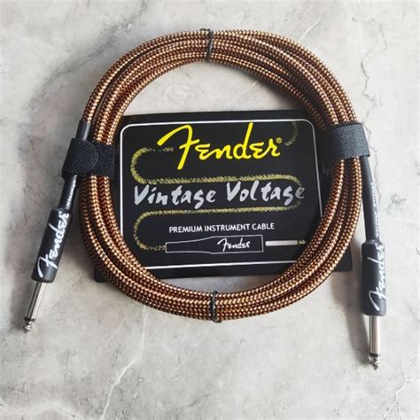 Премиум гитарный кабель 3 метра 6.3 jack Fender Vintage Voltage ...
