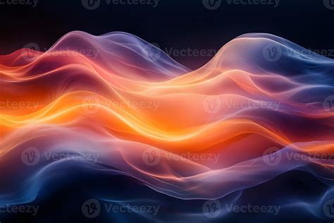 Abstract Flowing Waves In Vibrant Colors Dynamic Texture For Digital Art And Background Design