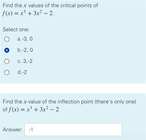 Solved Find the x values of the critical points of f(x) = x3 | Chegg.com