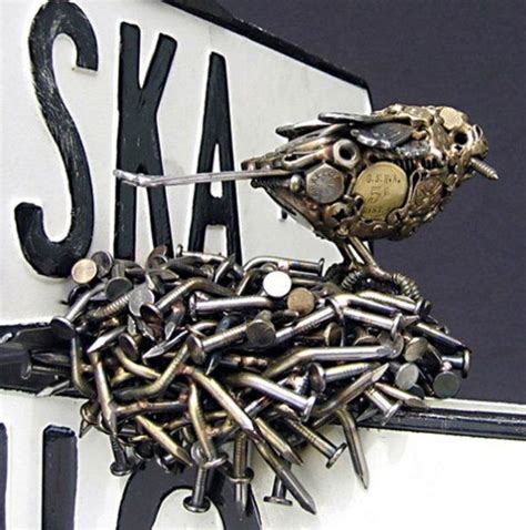 115 Best Nut And Bolt Art Images On Pinterest Metal Art Scrap Metal