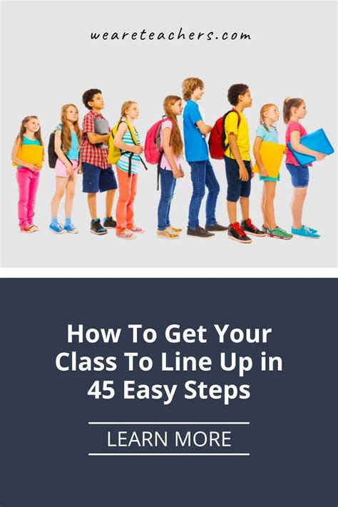 How To Get Your Class To Line Up In 45 Easy Steps Teaching