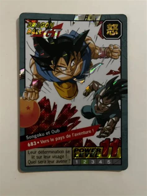 Carte Dragon Ball Gtz 683 1996 Carddass Dbz Card Version Française Eur