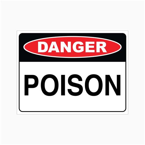 Danger Poison Sign Get Signs