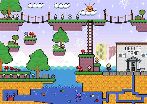 Иллюстрация в стиле Pixel Art Behance