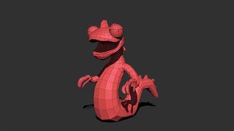 Stylized Lizard 01 Blender Market