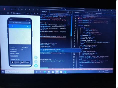 elias praise on linkedin app landing page mobile view with reactjs