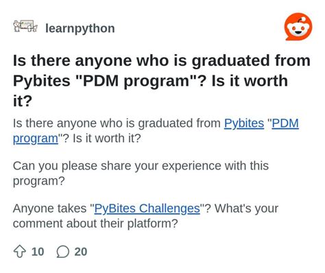 Pybites On Linkedin From The Learnpython Community On Reddit Is There