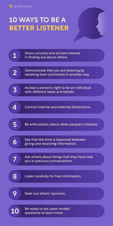 10 Tips For Being A Better Listener Good Listener Social Skills