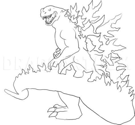 25 Easy Godzilla Drawing Ideas How To Draw Godzilla