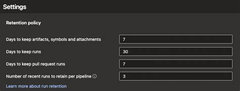 CloudShift Retain YAML Pipelines For A Longer Period