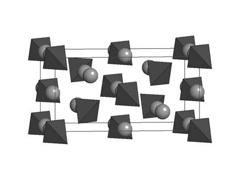 Polyhedral Representation Of The Crystal Structure Of Cdorthosilicate