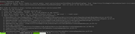 Unable To Resolve Module React Native Libraries StyleSheet StyleSheetPropType Issue