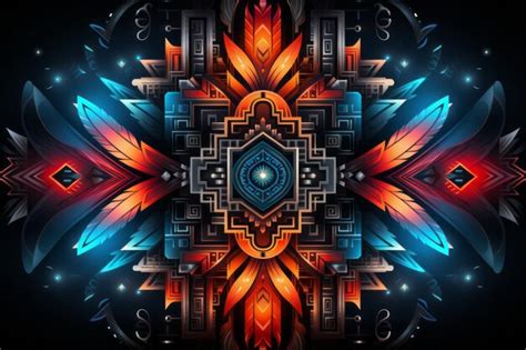 Colorful Geometric Abstraction Mastering Light And Shadow 190 Premium