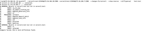 Mysql表结构对比工具 技术文章 云掣
