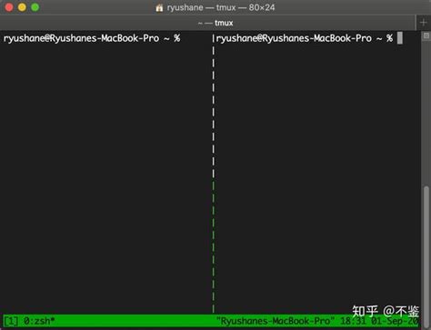 macOS Tmux安装及配置复制粘贴保存工作区 知乎