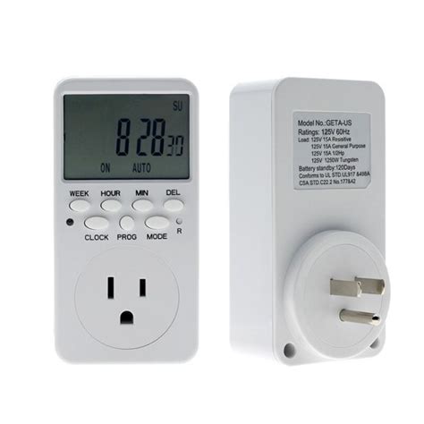 Electronic Digital Timer Switch 220 240v Wall Charger Adapter Cyclic Programmable Lighting Daily