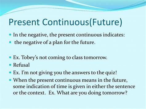 Present Continuous Ppt