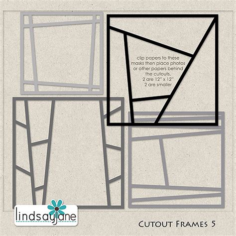 Lindsay Jane Designs Cutout Frames And