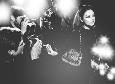 Black White Mila Kunis Fansite