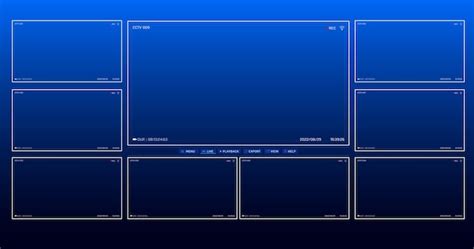 Premium Vector Cctv Camera User Interface Surveillance 007