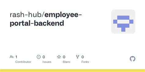 GitHub Rash Hub Employee Portal Backend