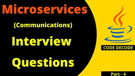 Microservices Asynchronous Synchronous Design Interview Questions And Answers Part 4 Code