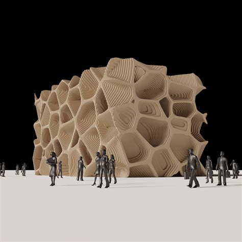 Voronoi Contour Structure Rhino Grasshopper Behance