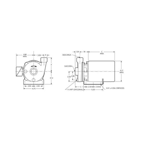 Electrobomba Barmesa Centrífuga 3 Hp 220440 Vac Trifásica