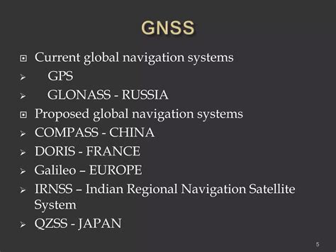 Global Positioning System PPT