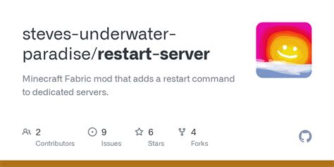 Github Steves Underwater Paradiserestart Server Minecraft Fabric