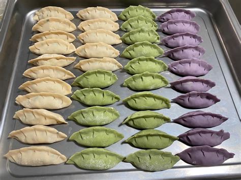 Homemade Colorful Dumplings Rfood