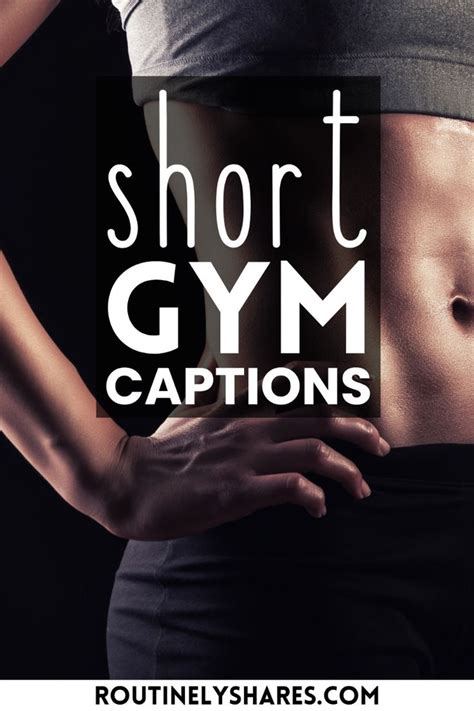 100 Short Gym Captions For That Fit Aesthetic