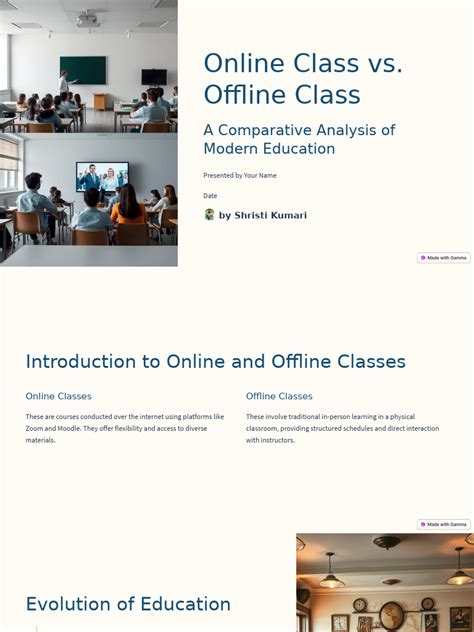 Online Vs Offline Education Insights Pdf Educational Technology