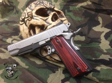 1911 With A Sexy Graphite Black Frame Toms Custom Guns