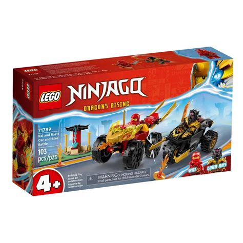 Lego Ninjago Batalla En Coche Y Moto De Kai Y Ras