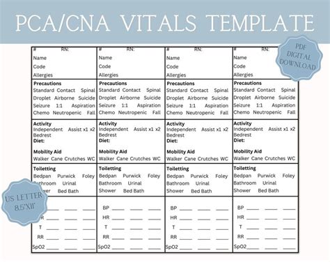 Printable Free Cna Report Sheet Templates Free Templates