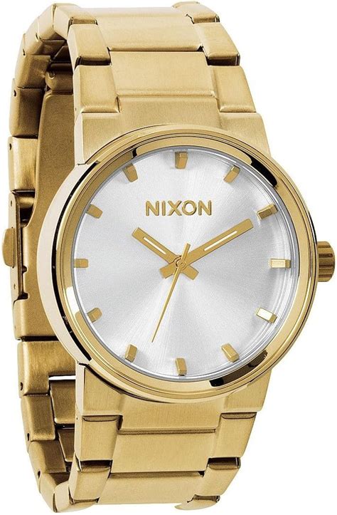 Reloj Nixon The Cannon A1601219 Mujer Plateado Amazones Relojes