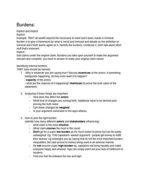 Debate Basics Of Argumentation Pdf