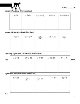 Step Equations Practice By Masiel S Creative Corner TPT