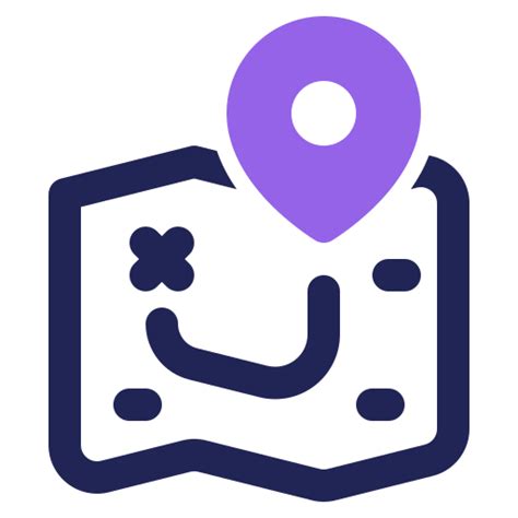 Treasure Map Generic Color Lineal Color Icon