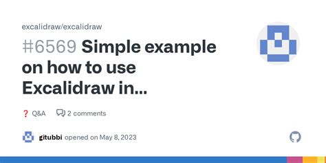 simple example on how to use excalidraw in standalone html js with
