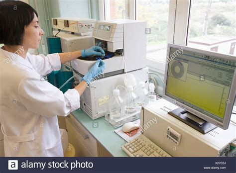 High Performance Liquid Chromatography Hplc Laboratory High Resolution Stock Photography And